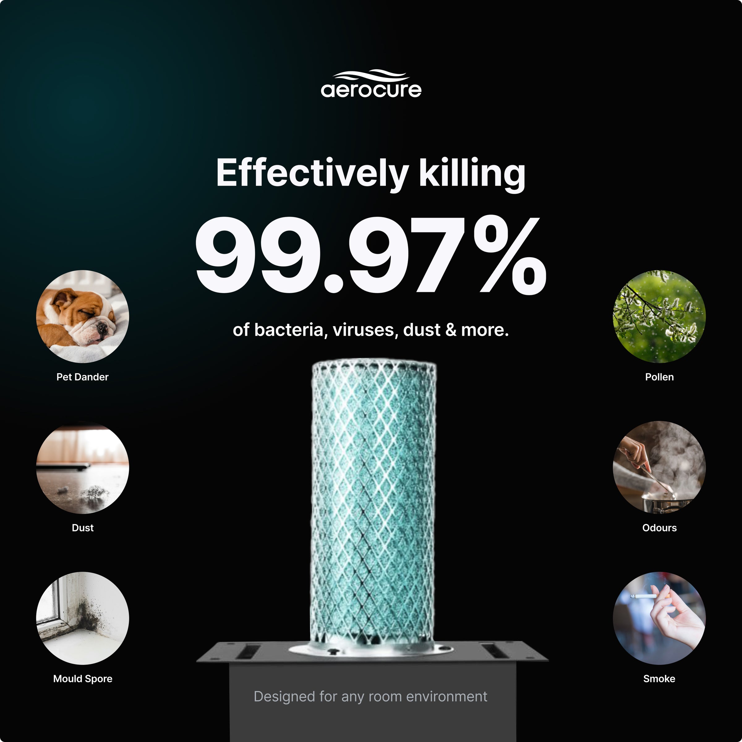 Aerocure© Induct Clean Air Sterilisation System